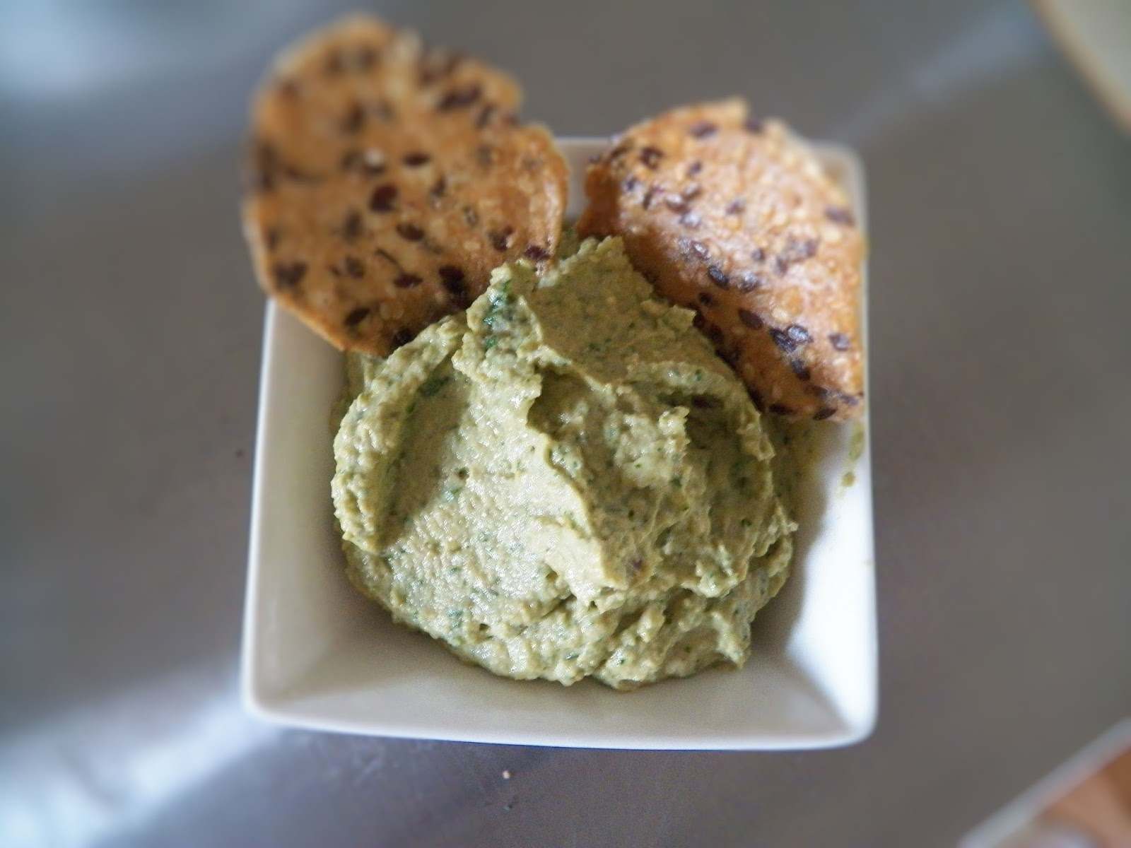 Green Goddess Hummus for SRC - Sid's Sea Palm Cooking