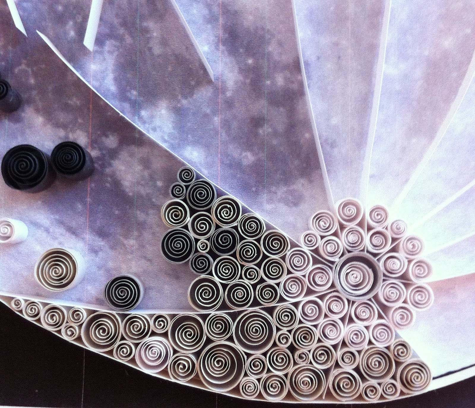Stories, Stones, and Spirals: Quilling the Moon: Beginning the Design