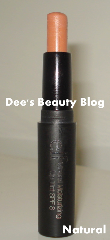 Dee's Beauty Blog: Review & Swatches - ELF Mosturizing Lip Tint SPF 8