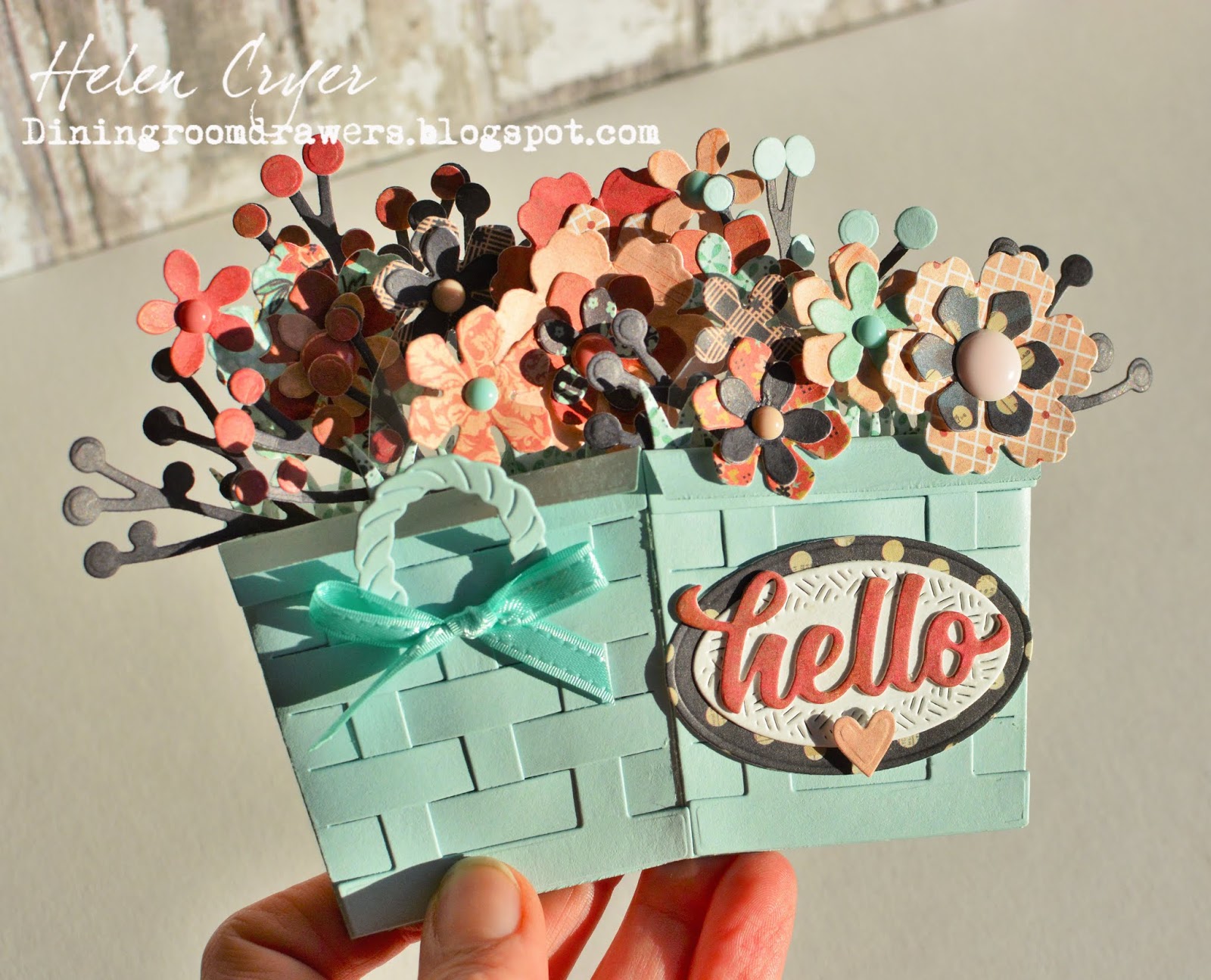 The Dining Room Drawers: Woven Basket Box Card