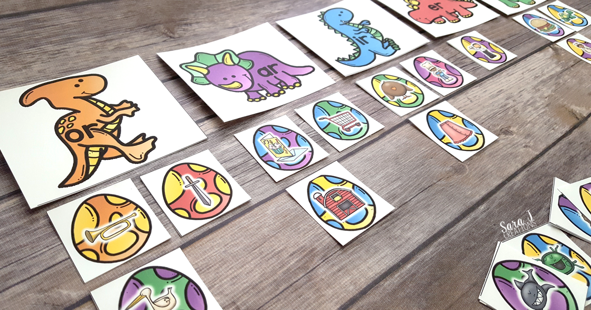 Bossy R Dinosaur Sort | Sara J Creations