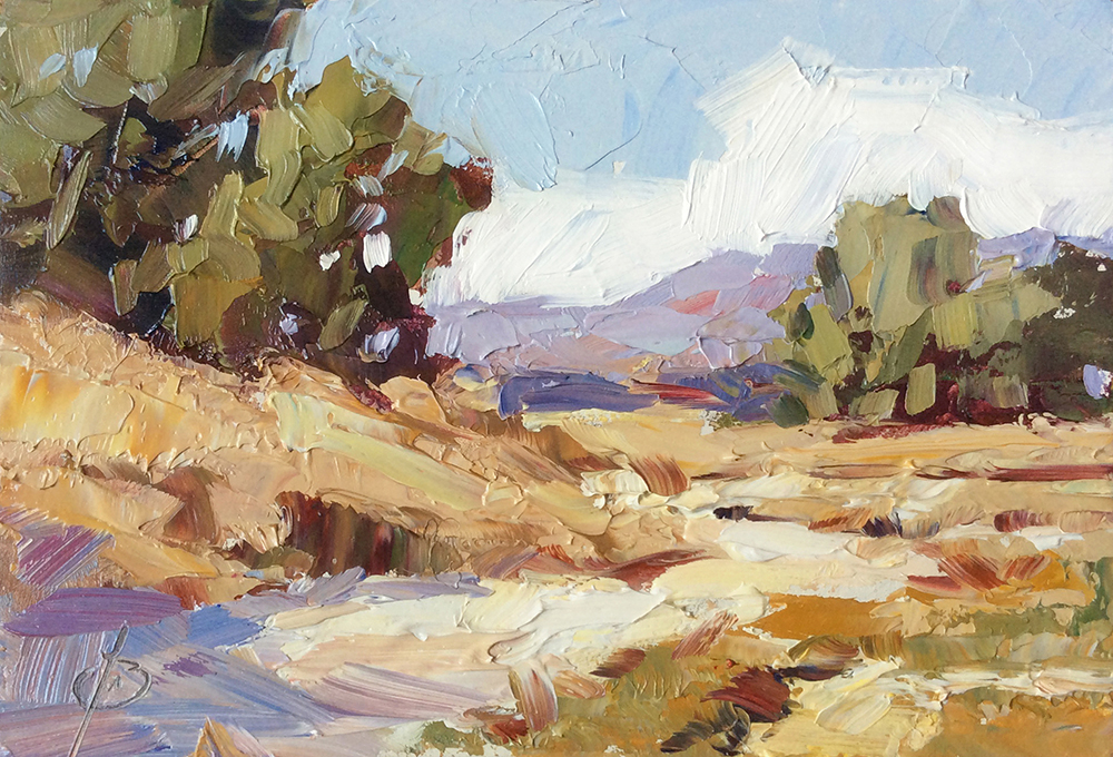 TOM BROWN FINE ART: PLEIN AIR IMPRESSIONIST LANDSCAPE by TOM BROWN
