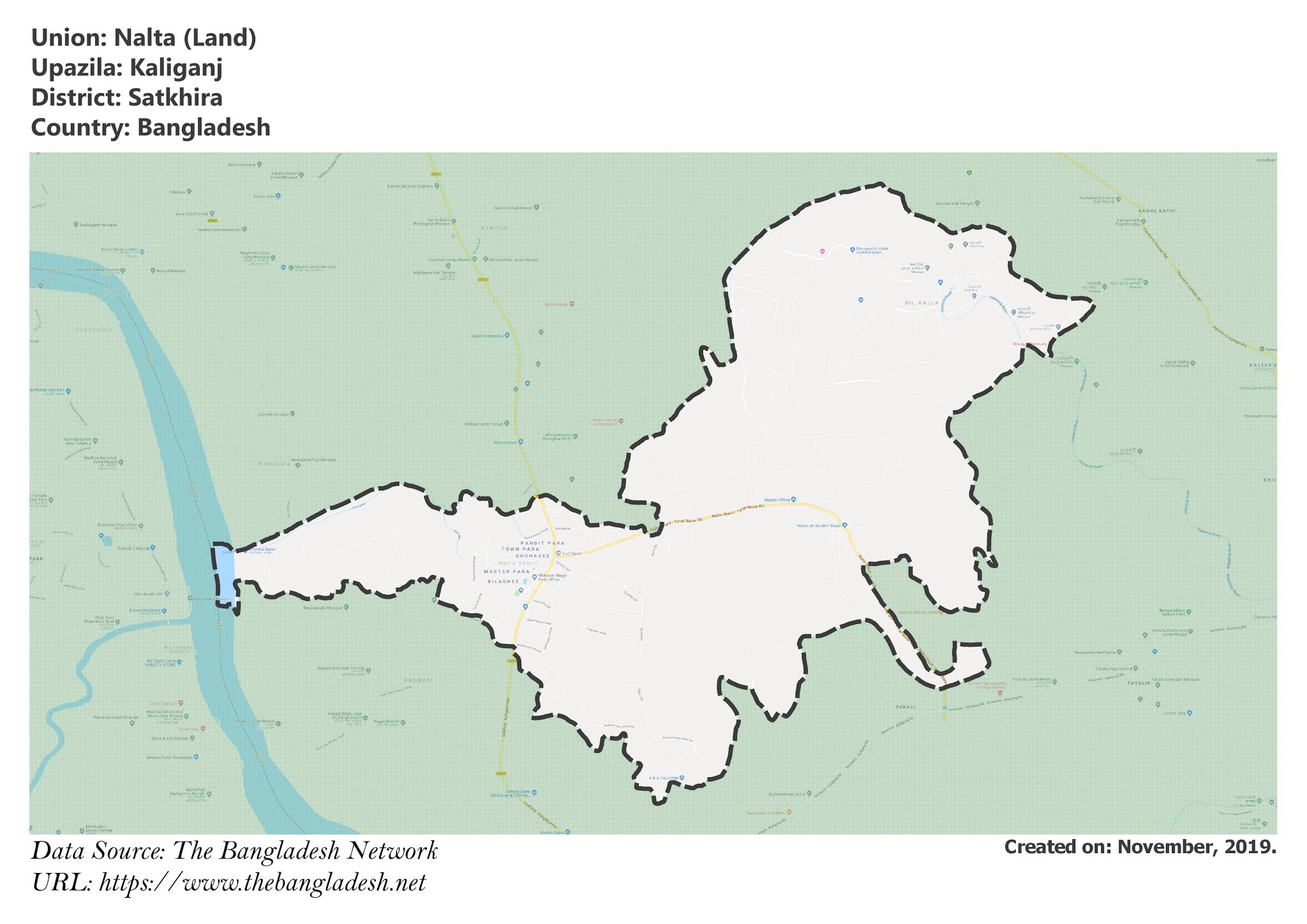 Nalta Union, Satkhira