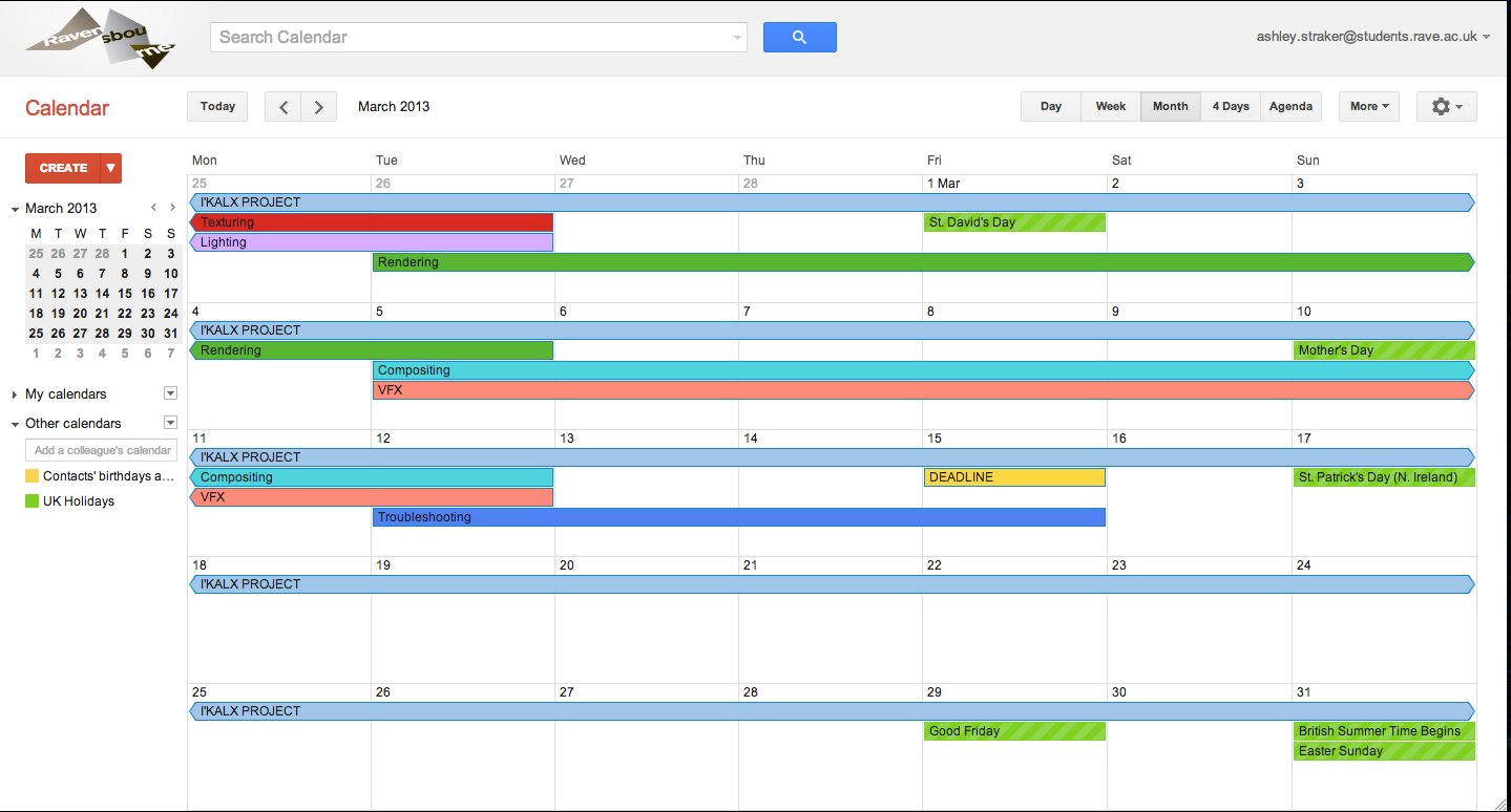 Ashley Straker - I'KALX Project Blog: April 2013