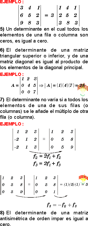 DETERMINANTES EJERCICIOS RESUELTOS PDF