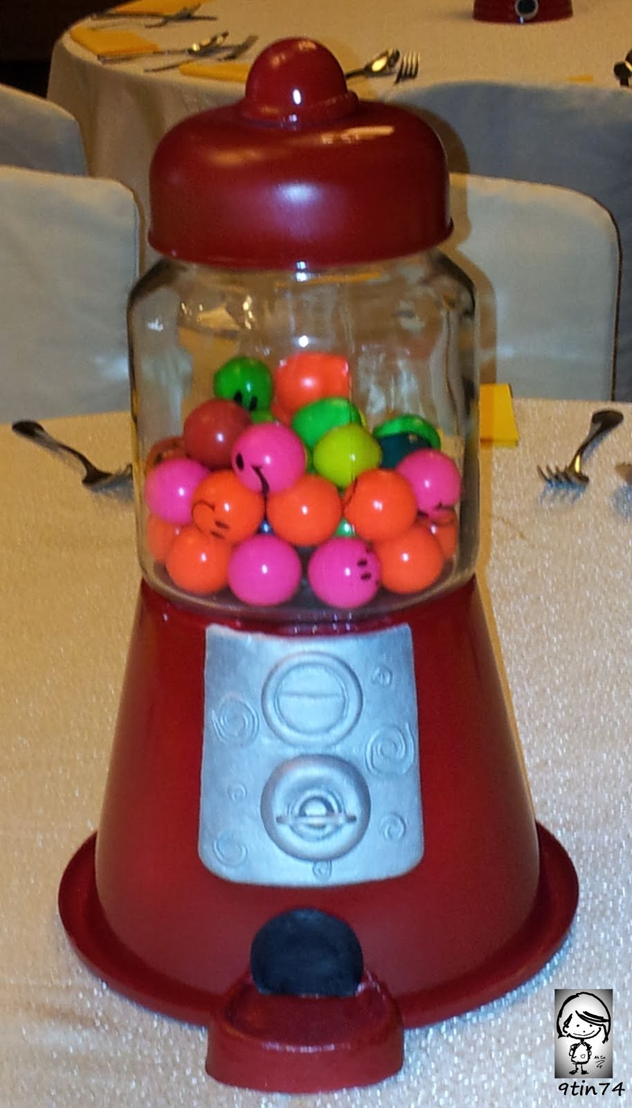 珍藏 Ah Tin's Collections: Faux Gumball Machine DIY