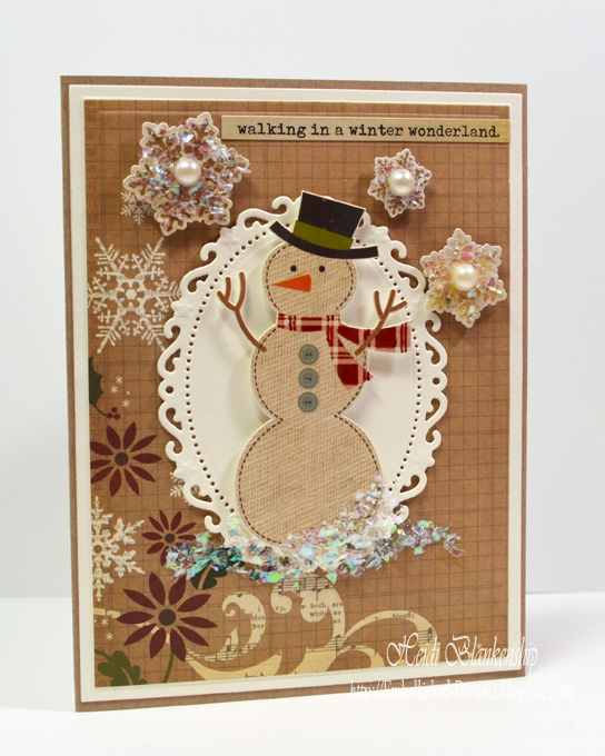 Embellished Dreams: Simple Stories Winter Wonderland Card
