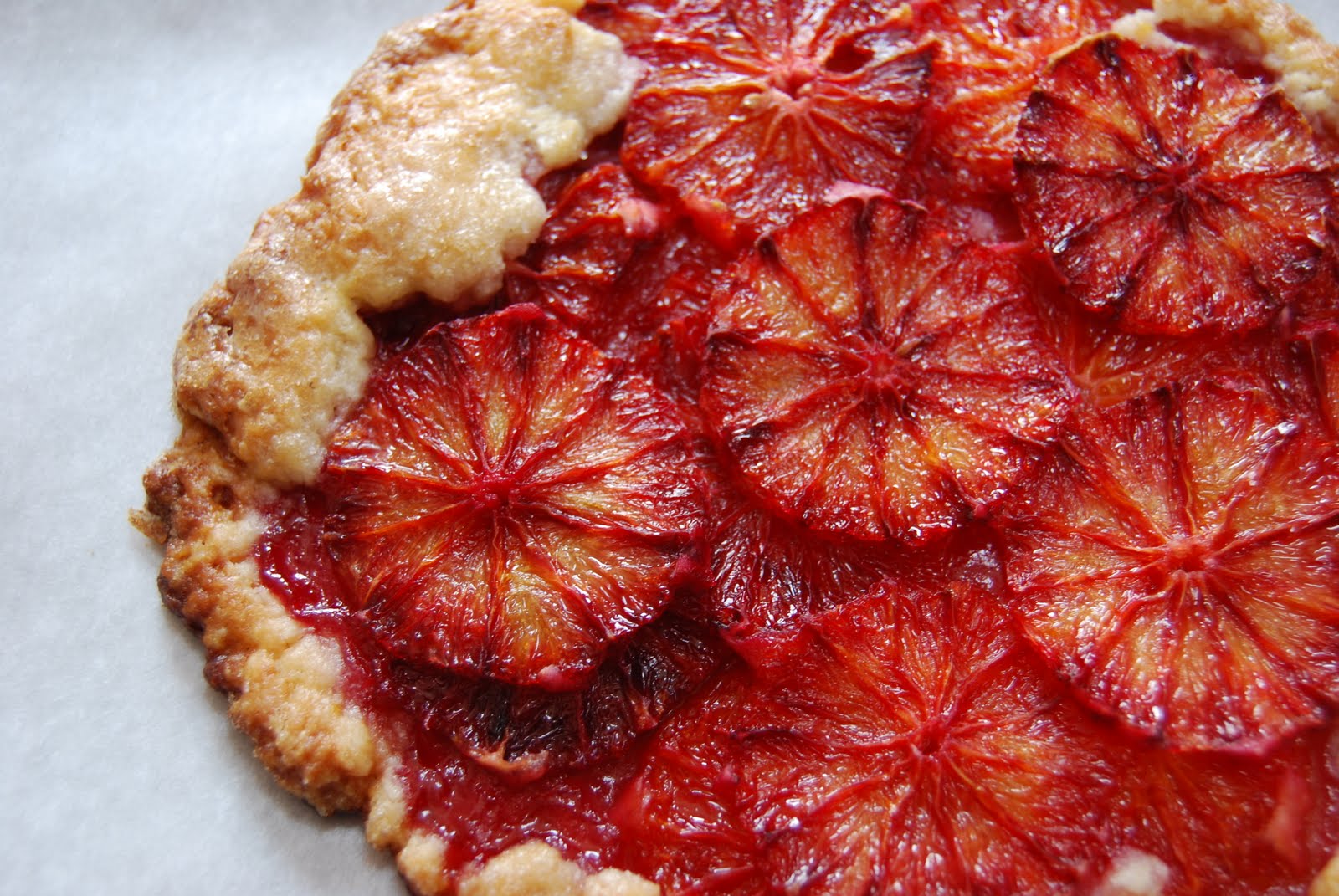 Flaky Blood Orange Tart - Macaroni and Cheesecake