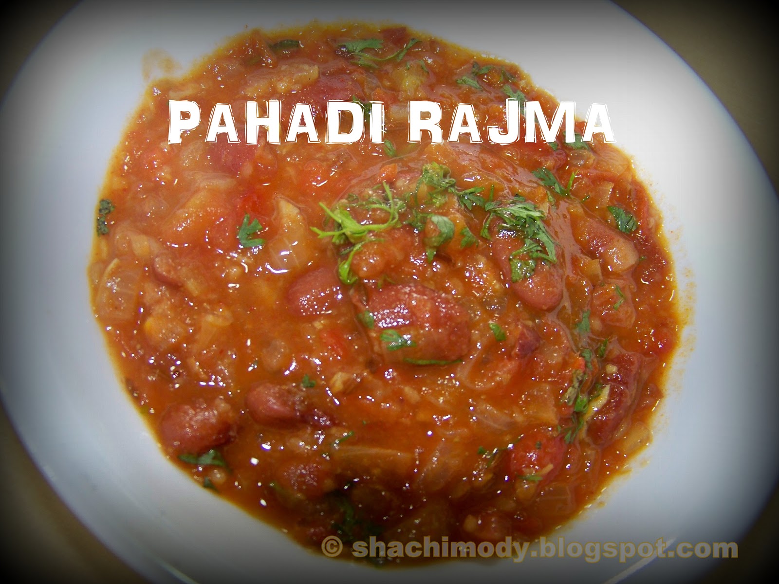 A Perfect Morsel: Pahadi Rajma