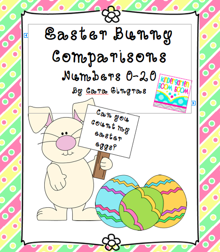 Kindergarten Boom Boom: Comparing Numbers 0-20 FREEBIE