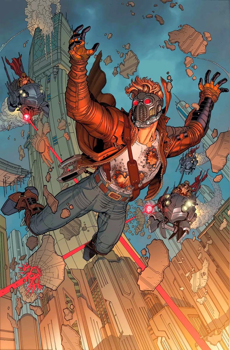 Fashion and Action: Legendary Star-Lord - Issue #1 Comic Cover Art...Mostly