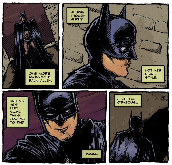 Steve Spatucci: Batman Comic Page