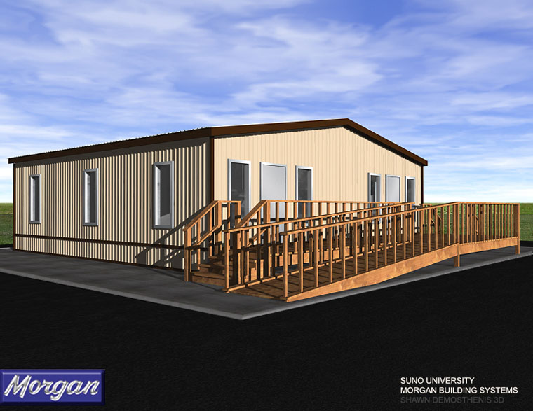 Prefab homes and modular homes in USA: Morgan Building Systems