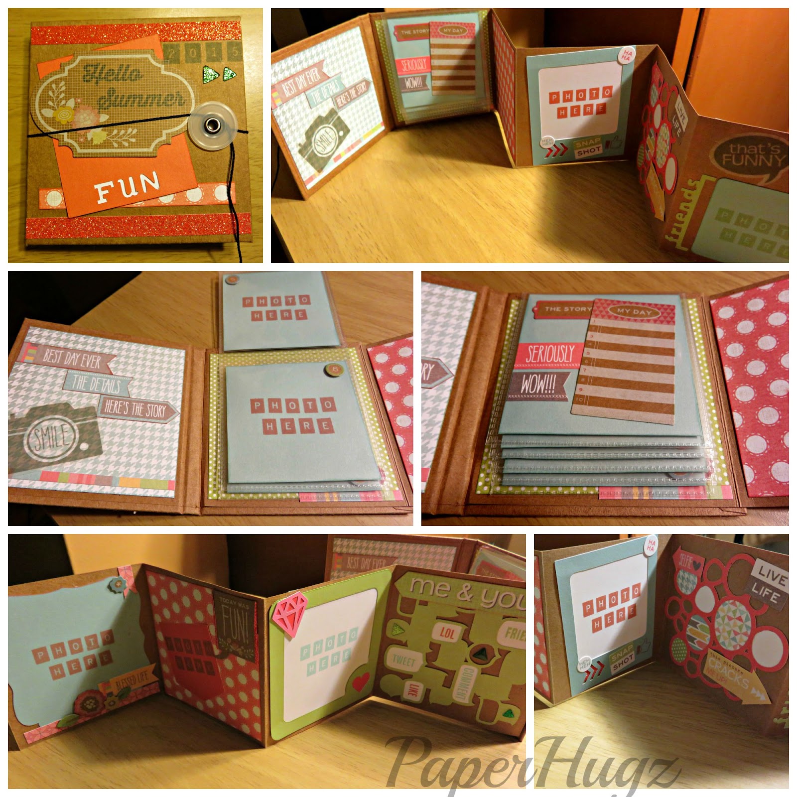 PAPERHUGZ: My Creations Mini Folio with Zoe