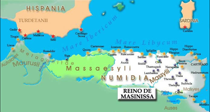 Triángulo equidlátere: Numidia