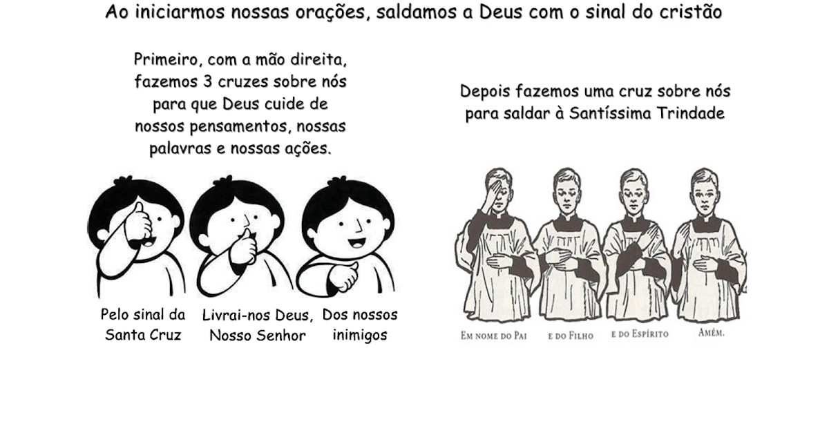 O Sinal da Cruz é uma oração importante