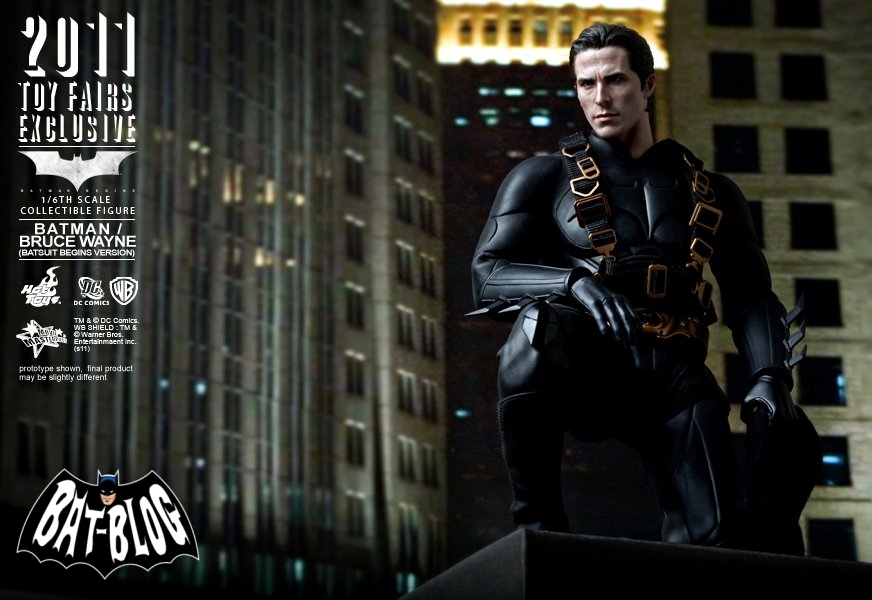 Legend Of the Batman: Hot Toys's New BATMAN BEGINS Batman/ Bruce Wayne ...