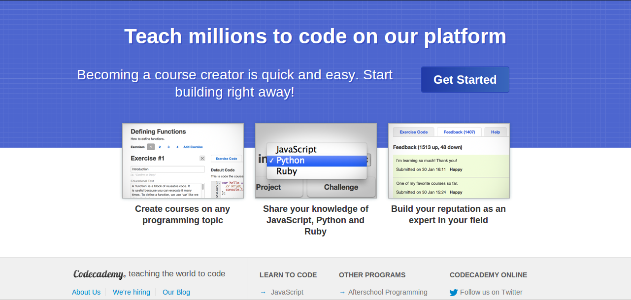 Learn Coding At Codecademy ~ Smartnoob
