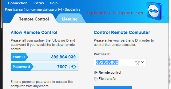 cara remote laptop dengan teamviewer ~ pengertian server dan client