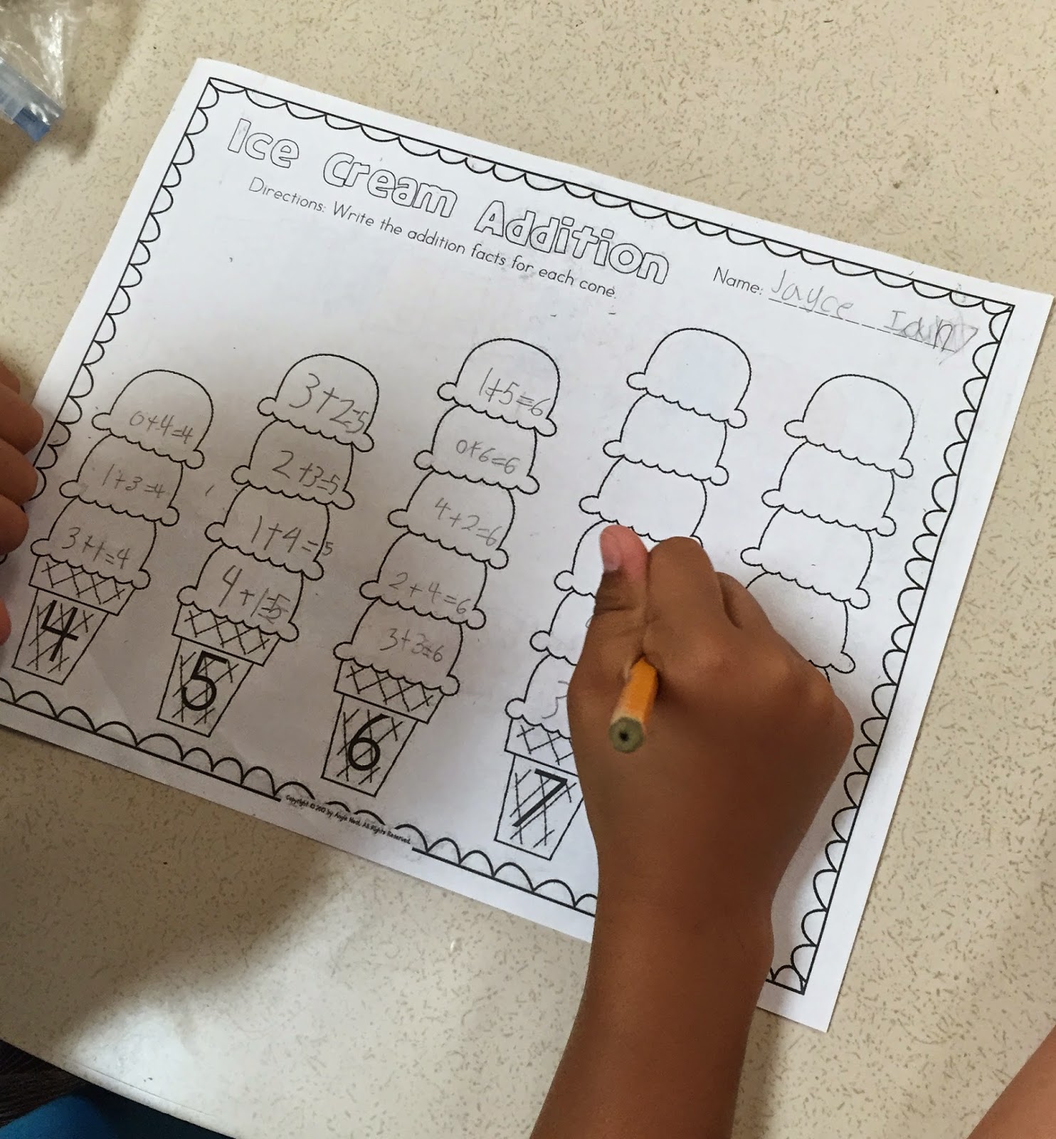 FIRST GRADE MON-STARS: I Scream, You Scream, We all Scream for Ice Cream