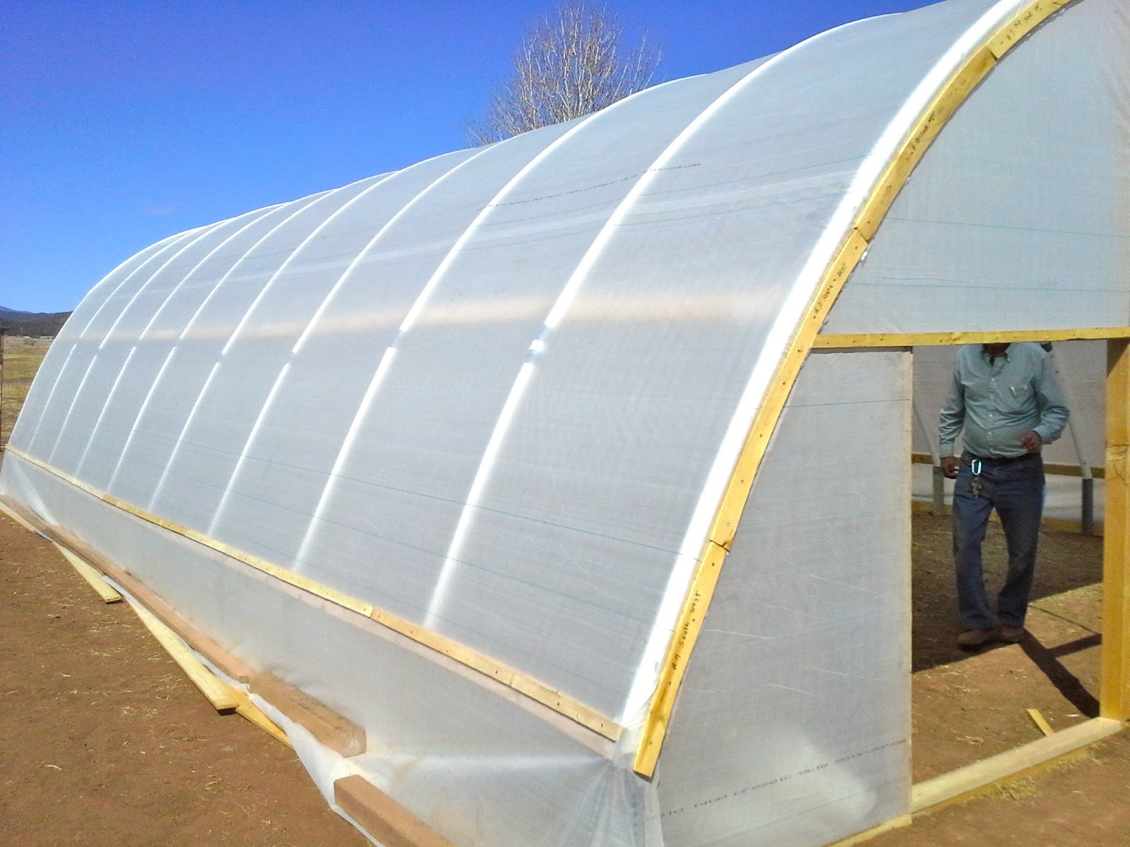 The Nickel and Dime Ranch: Hoop House Raising in Northern New Mexico