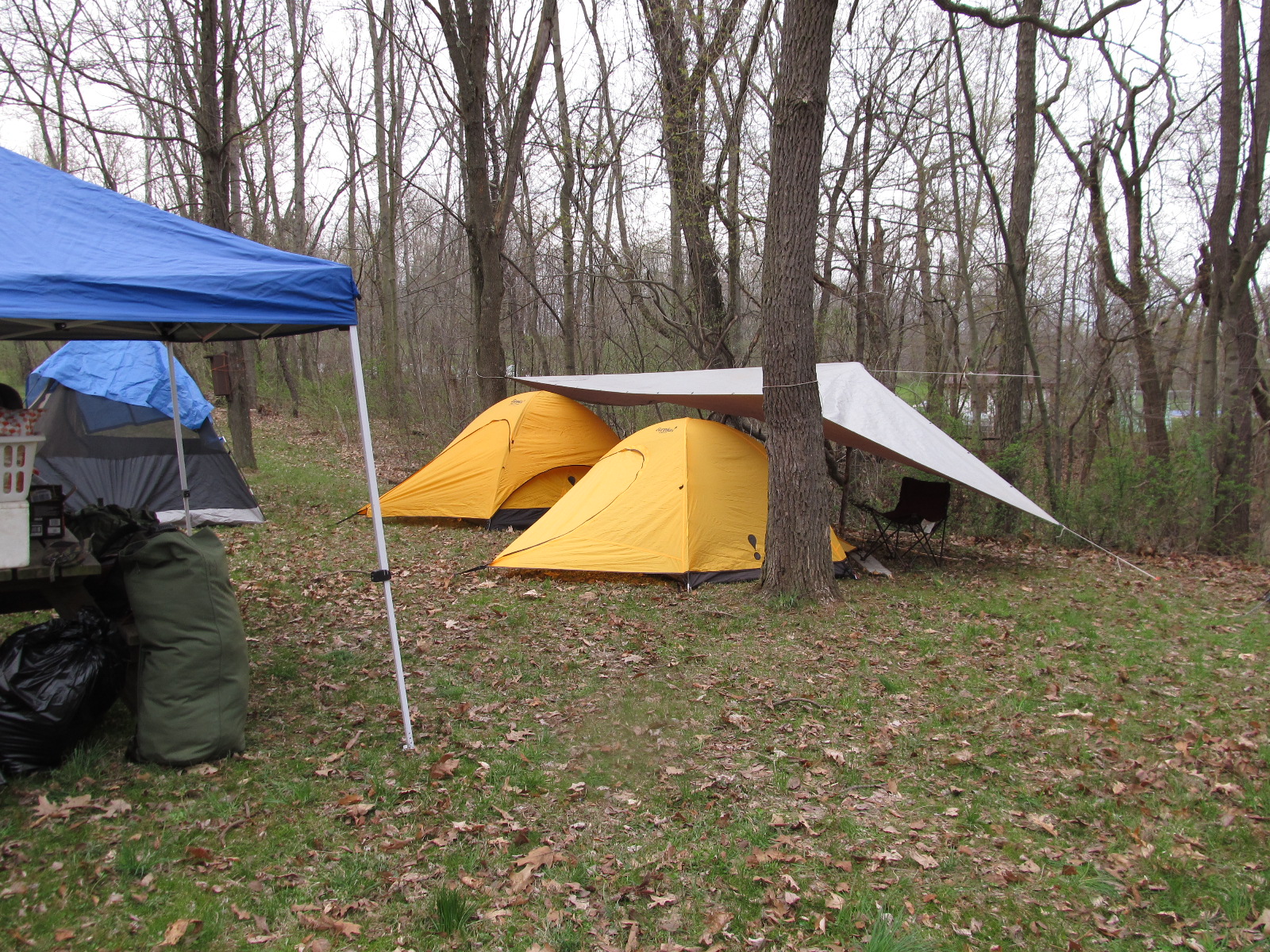 Roberts Roost: Camping in the Rain