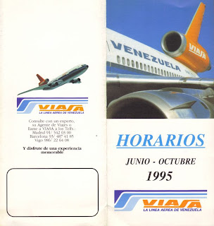 Airline memorabilia: Viasa (1995), España