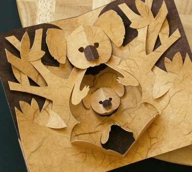 Kirigami, el arte del papel recortado