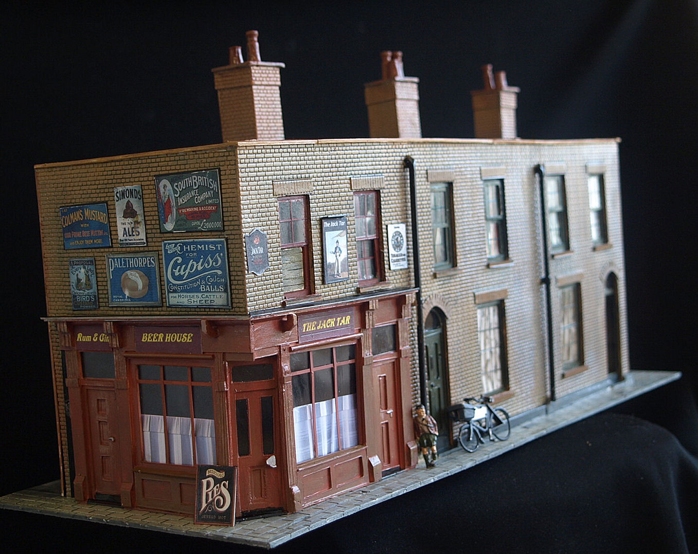 jans model buildings: The Ripper Connection Berner Street, Dutfield Yard