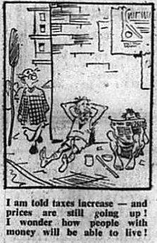 R.K. Laxman's Cartoons: Inflation / High Cost of Living - II