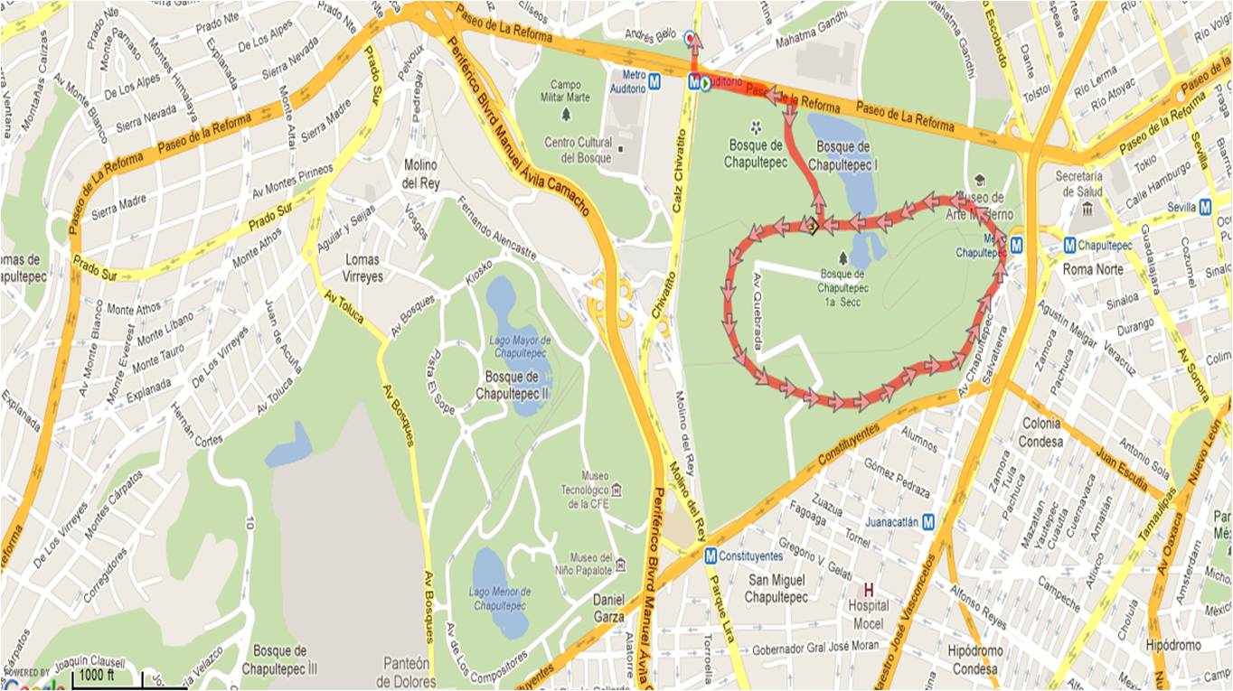 Running, my second job and passion...: Running in Mexico City: Bosque ...