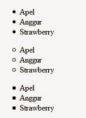 Blog Belajar HTML: Tag UL dan OL pada HTML