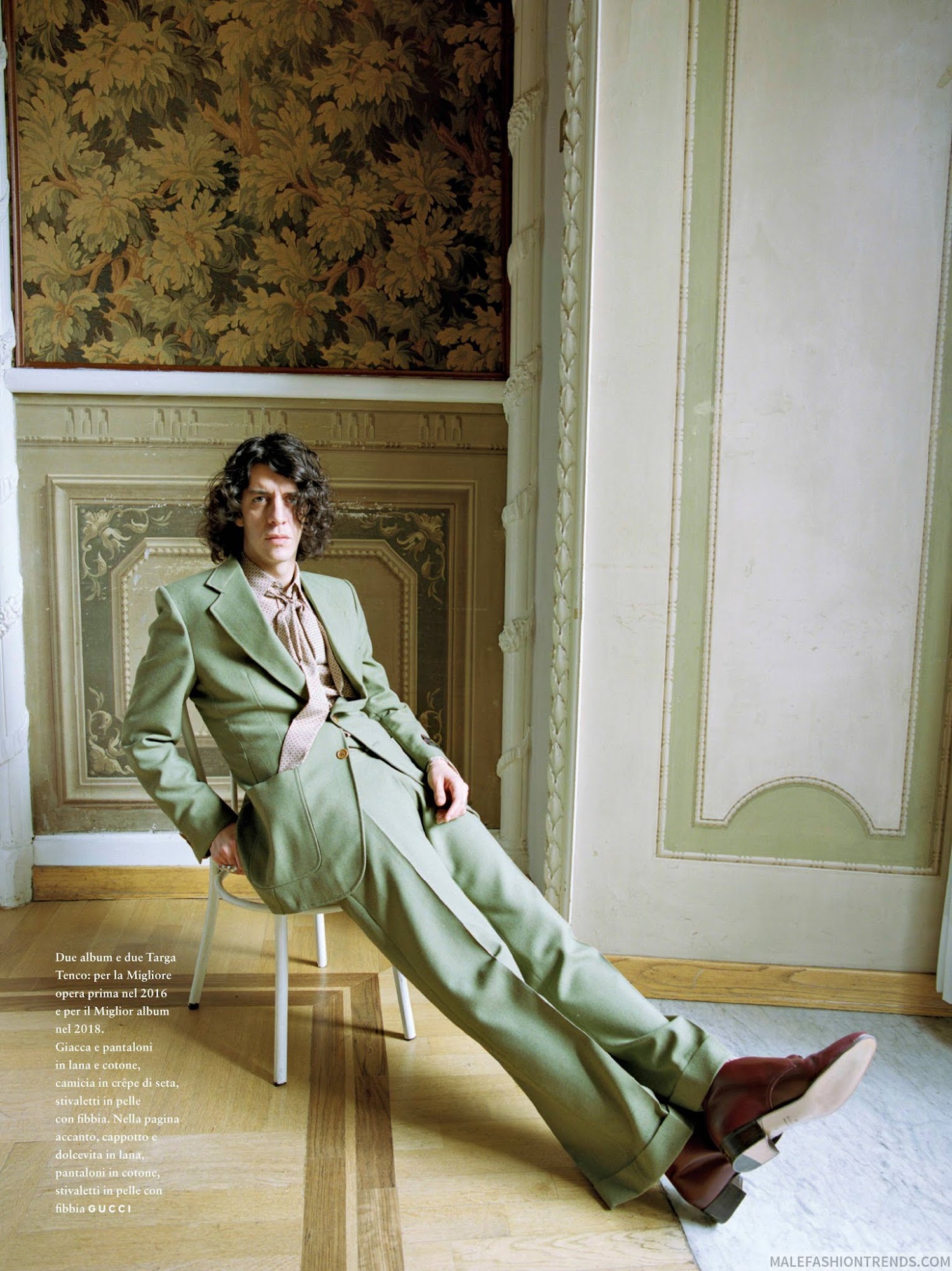 Francesco Motta para GQ Italia por Alessandro Furchino Capria