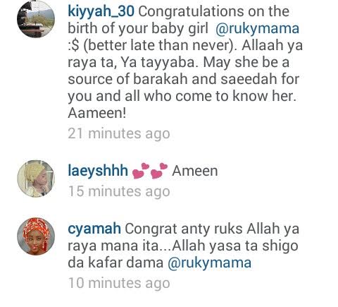 Billionaire offsprings, Usman Dantata & Rukaiya Indimi welcome baby girl