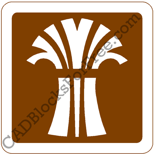 CADBlocksForFree.com: British Tourism Signs (Brown)