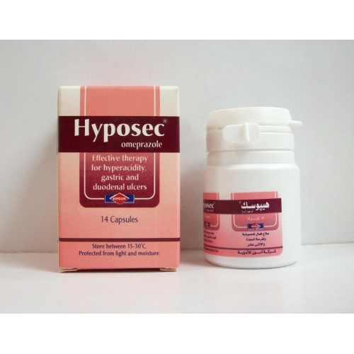 نشرة دواء وسعر هايبوسيك Hyposec لعلاج قرحة المعدة والاثني عشر