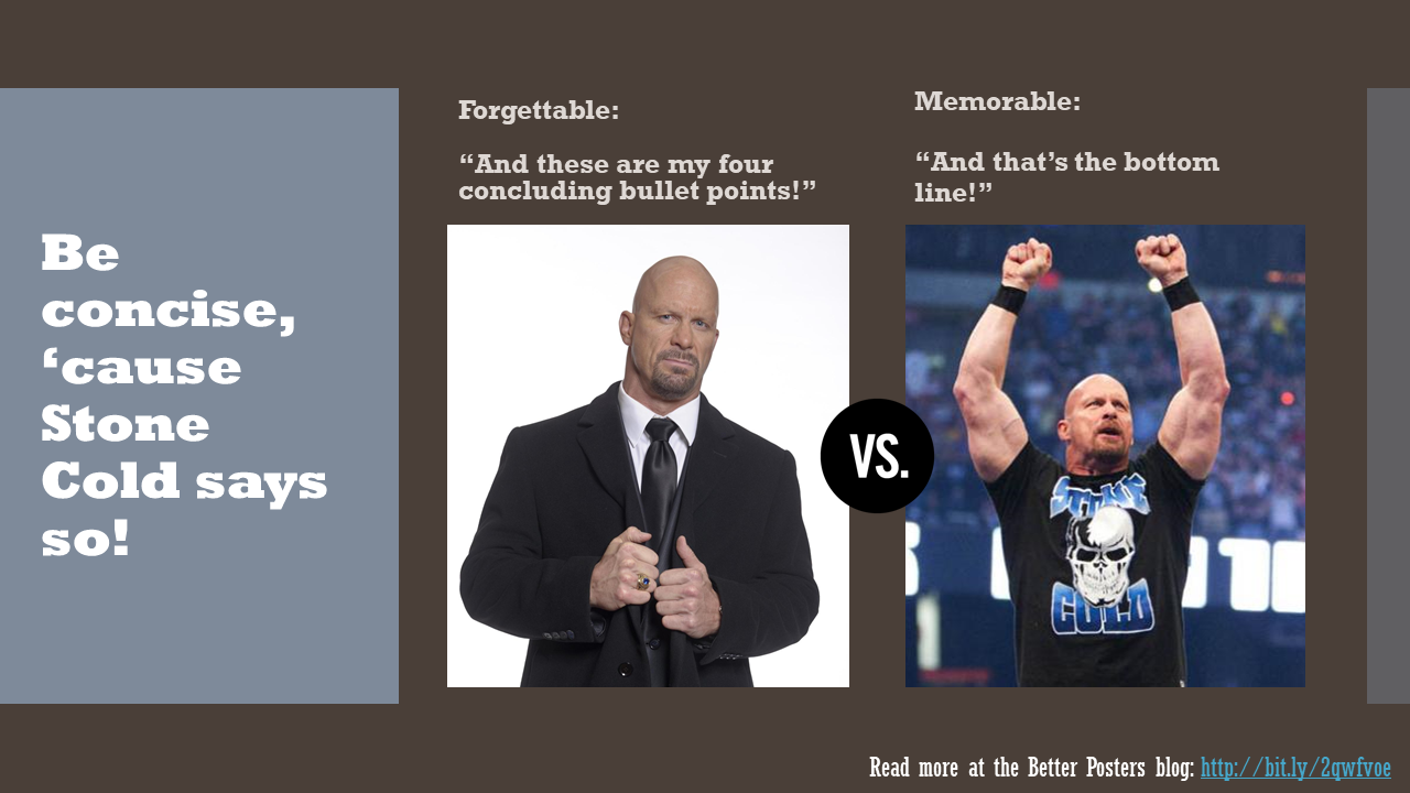 Better Posters: Lessons from “Stone Cold” Steve Austin: There’s just ...