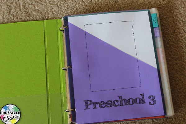 Mommy Monday: school memory binders | Organized Chaos