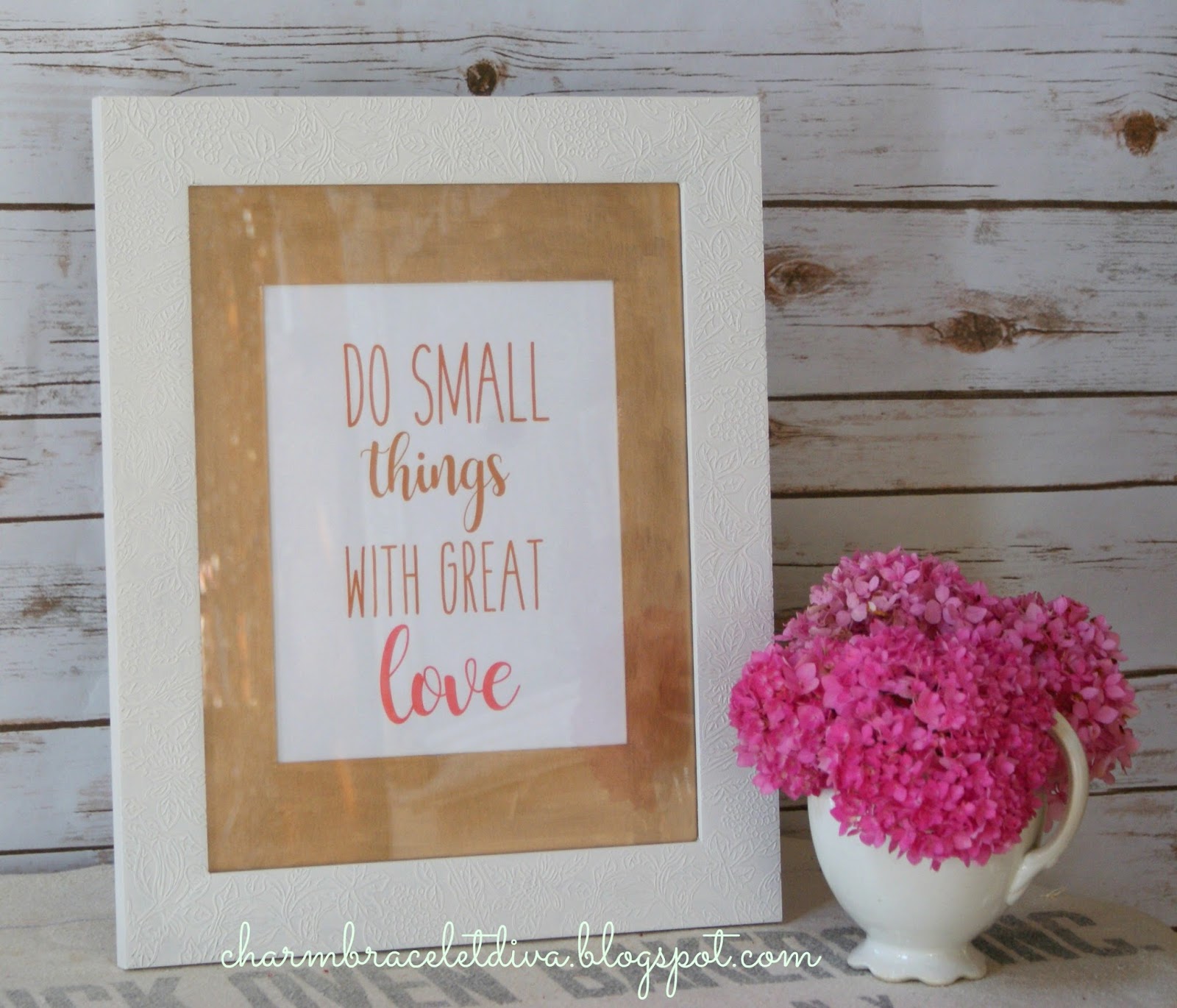 Our Hopeful Home: Sunday's Free Printable: Do Small Things With Great Love