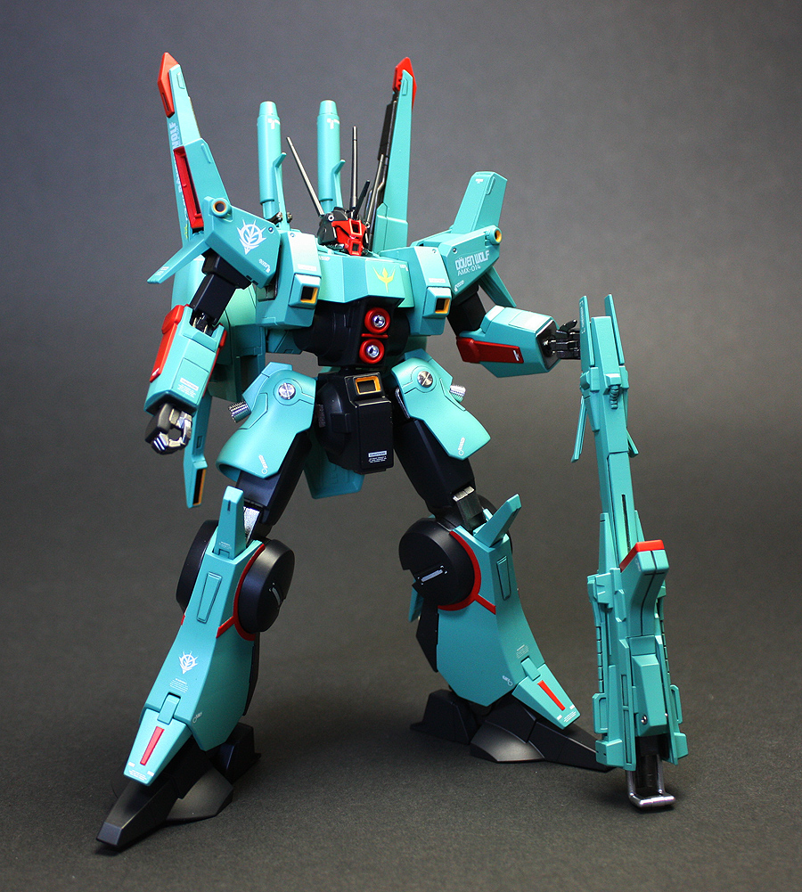 GUNDAM GUY: HGUC 1/144 AMX-014 Doven Wolf (ZZ Ver) - Painted Build