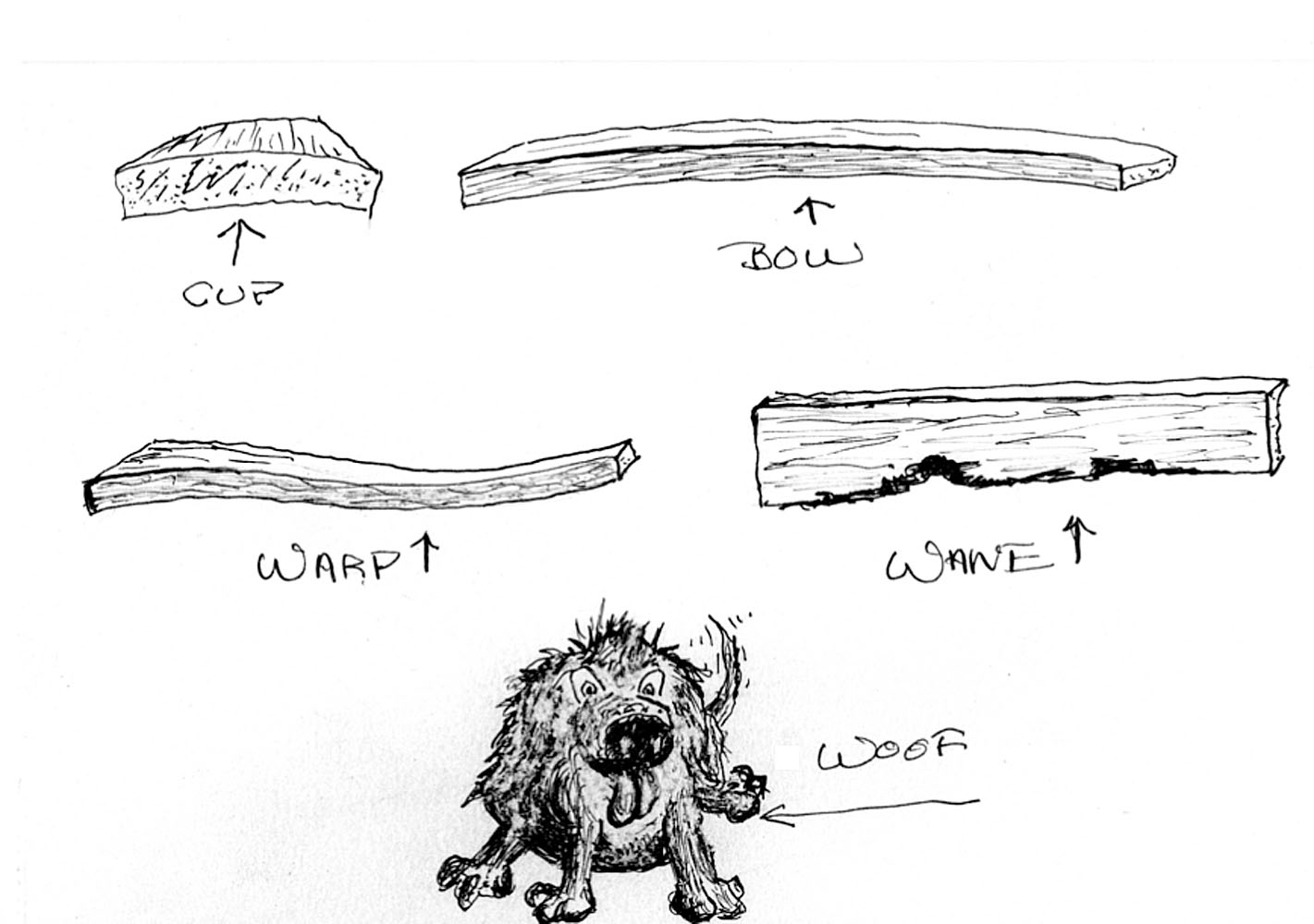 Frame Notes: Cup and Bow, Warp, Wane and Woof.
