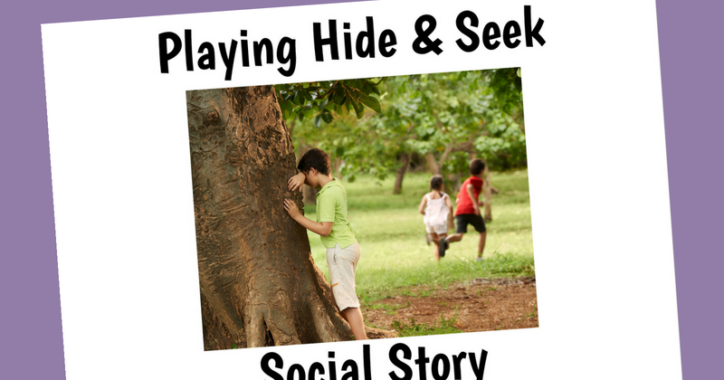Free Printable Social Story About Playing Hide & Seek | And Next Comes L