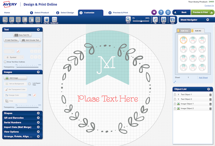 Create With Mom: Avery Labels for holiday shipping and mailing season