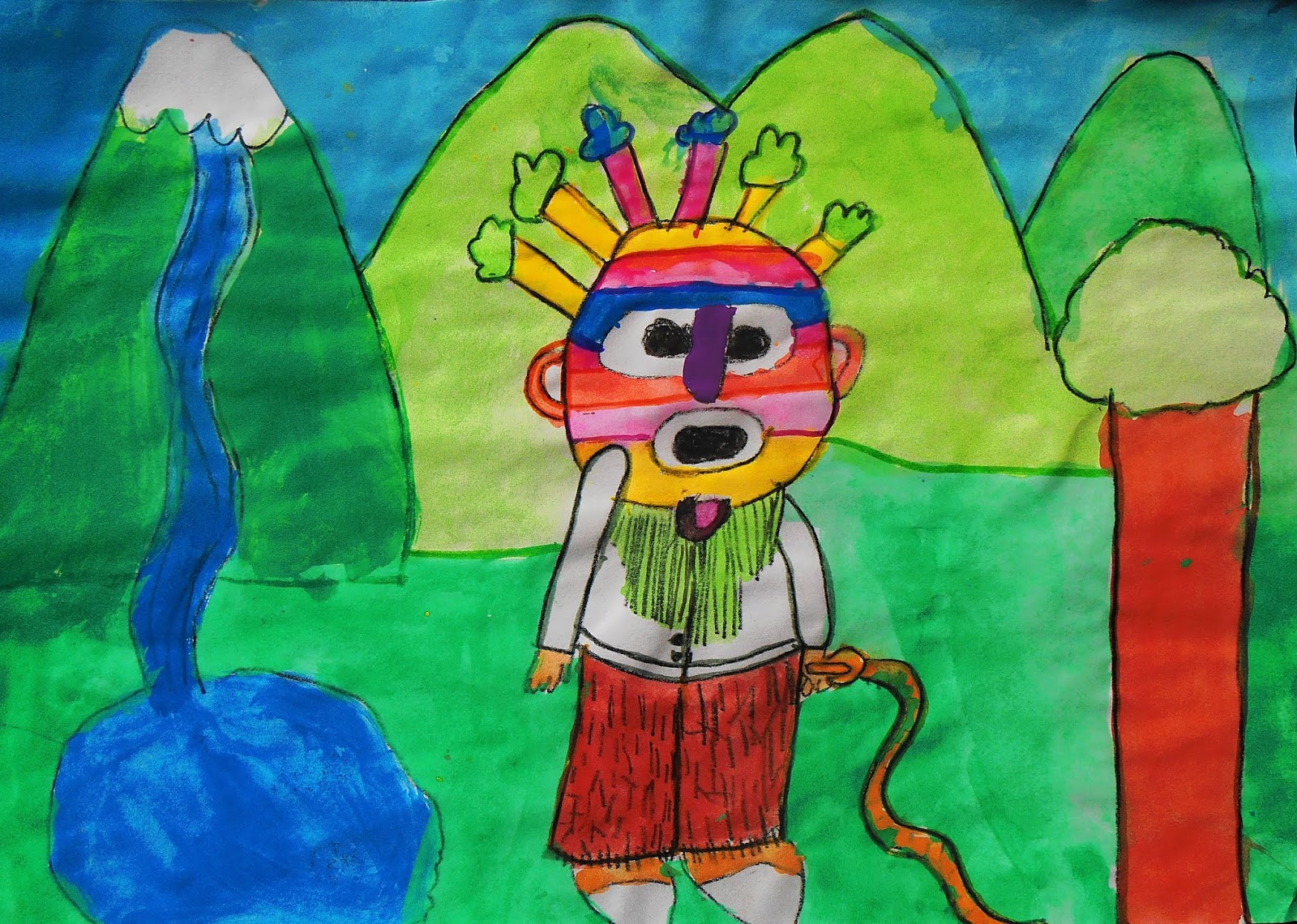 Diablo Huma, personaje de las Fiestas Tradicionales