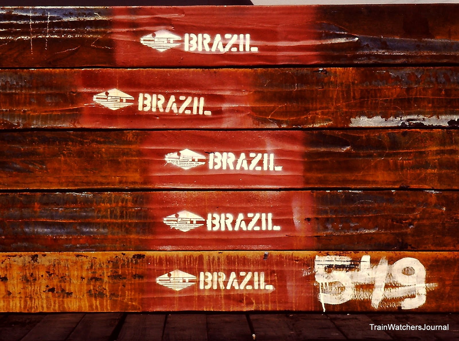 TrainWatchersJournal: Steel from Brasil