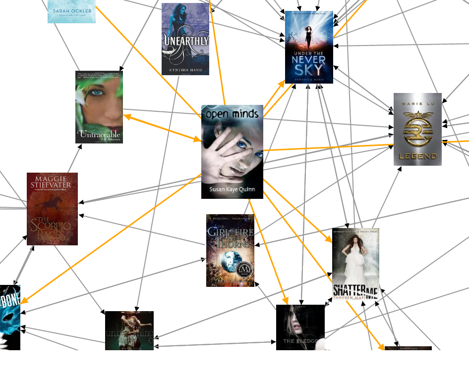 Visualizing the Connection Between Books