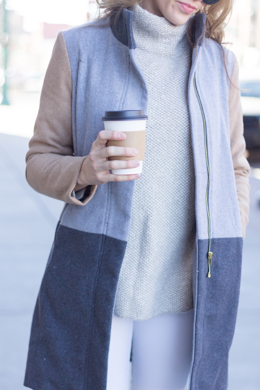 Colorblock Coat - Leah Behr