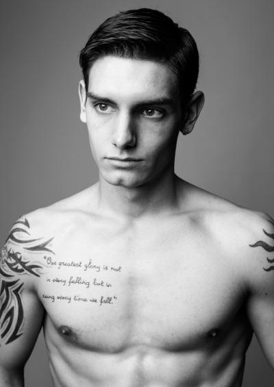 First Runway - men board: Mark Saunders