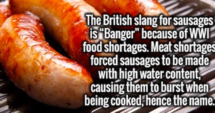 Banger - word origin