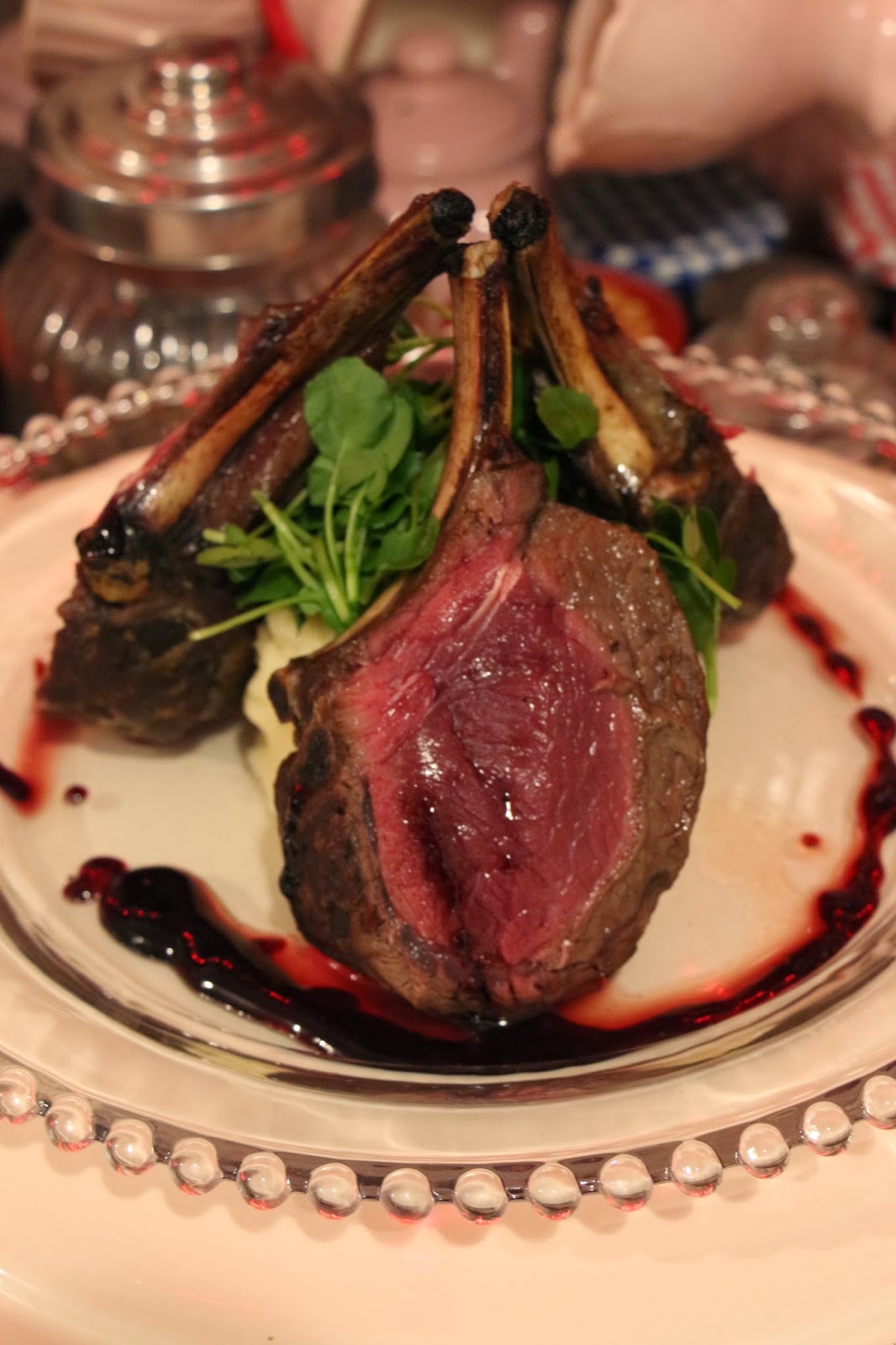 FLOWER POT KITCHEN: RACK OF VENISON WITH PORT JELLY